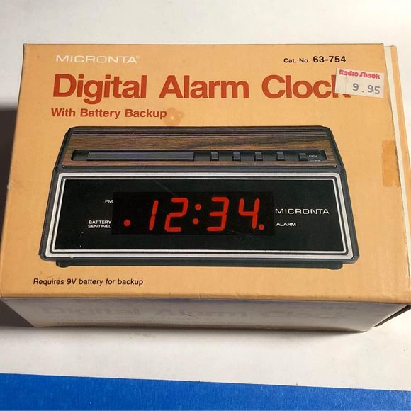 Other | Vintage Nos Micronta Digital Alarm Clock | Poshmark